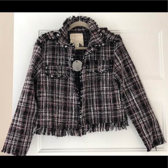 En Creme | Jackets & Coats | En Creme Tweed Jacket | Poshmark